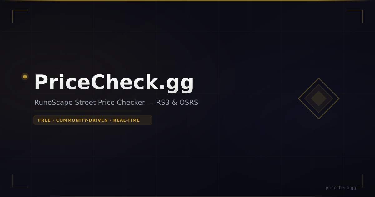 RuneScape Price Check · RS3 & OSRS · PriceCheck.gg